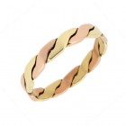 18ct Welsh Gold Narrow Plait Ring | Kelvin Jenkins Jewellers